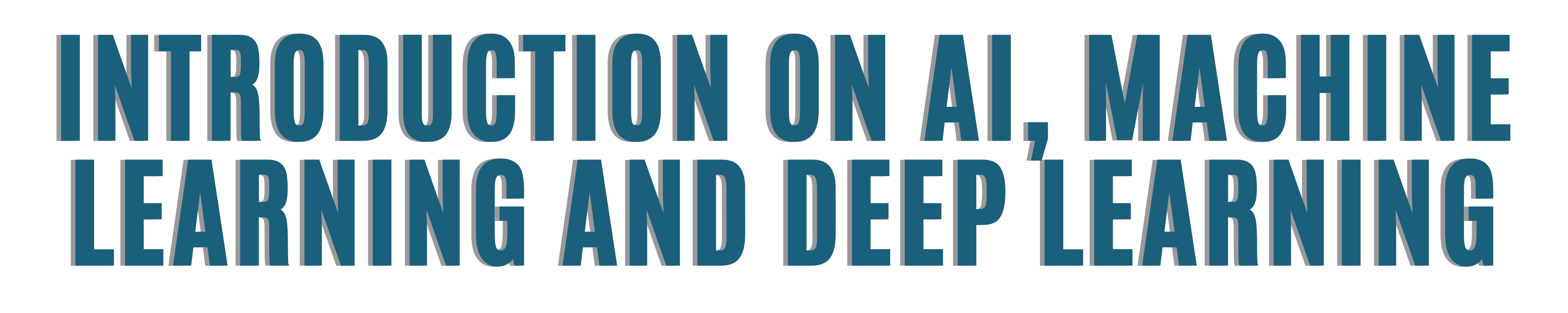 Introduction on AI, Machine Learning and Deep Learning – ALICE-LAB